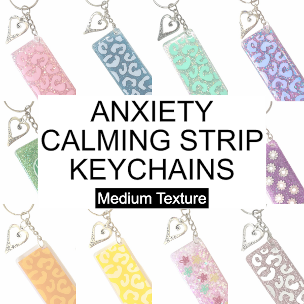 ANXIETY CALMING STRIP keychain (Medium texture) – Face-off against ...